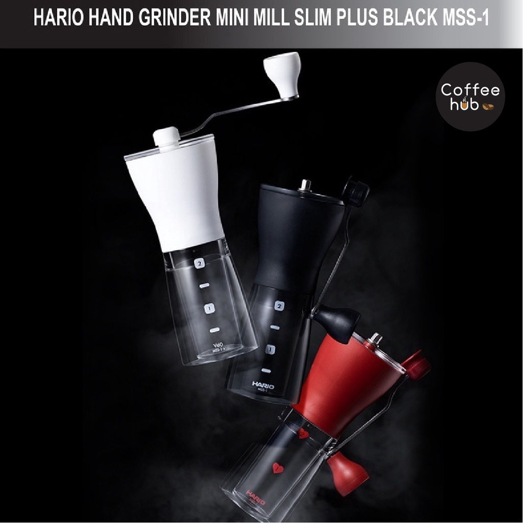 (Ready Stock) Coffee Espresso Hario Mini Mill Slim Plus Black Hand Gri ...