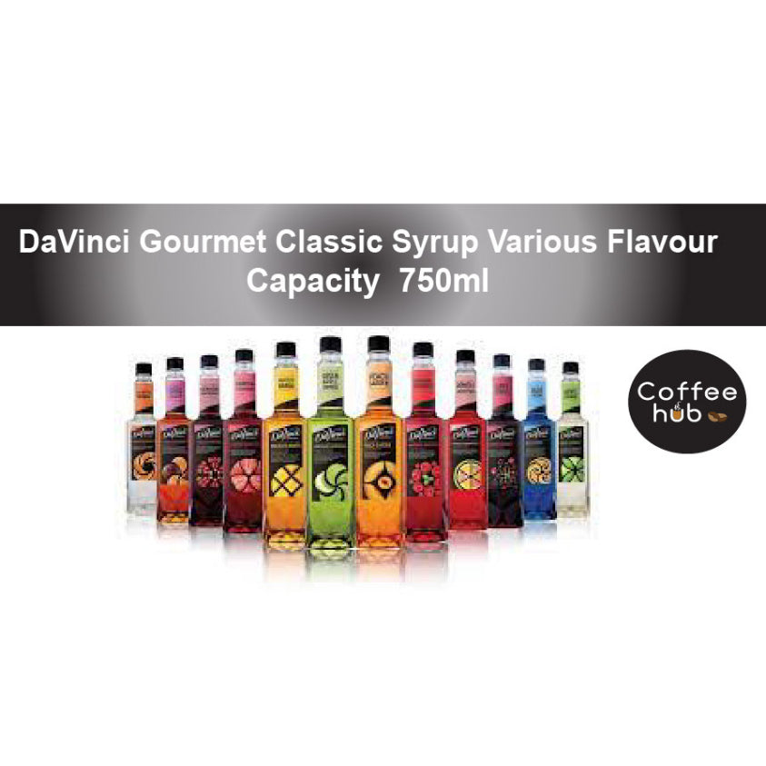 (Ready Stock)DaVinci Coffee Syrup Gourmet Classic Syrup 750ml Various ...